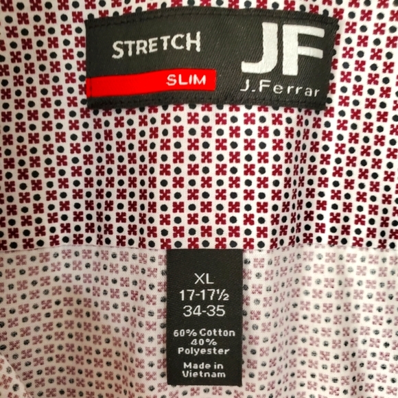 jf j.ferrar | Shirts | Mens Jf J Ferrar Slim Stretch Dress Shirt | Poshmark